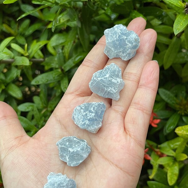 Raw Blue Crystal - Etsy