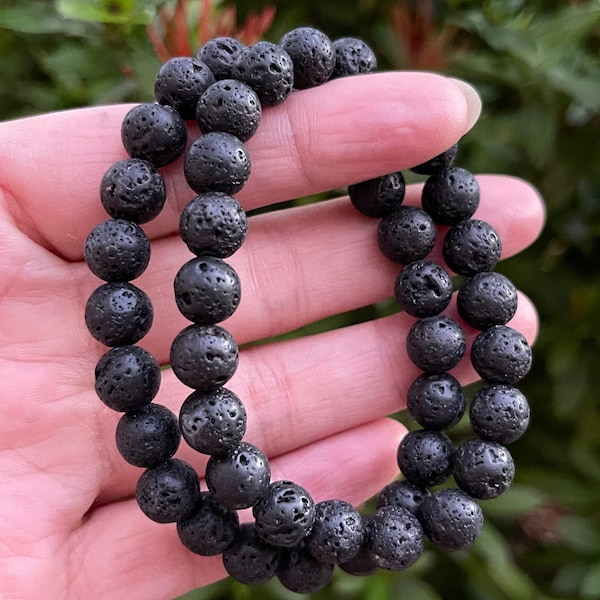 Lava Bead Bracelet - Etsy