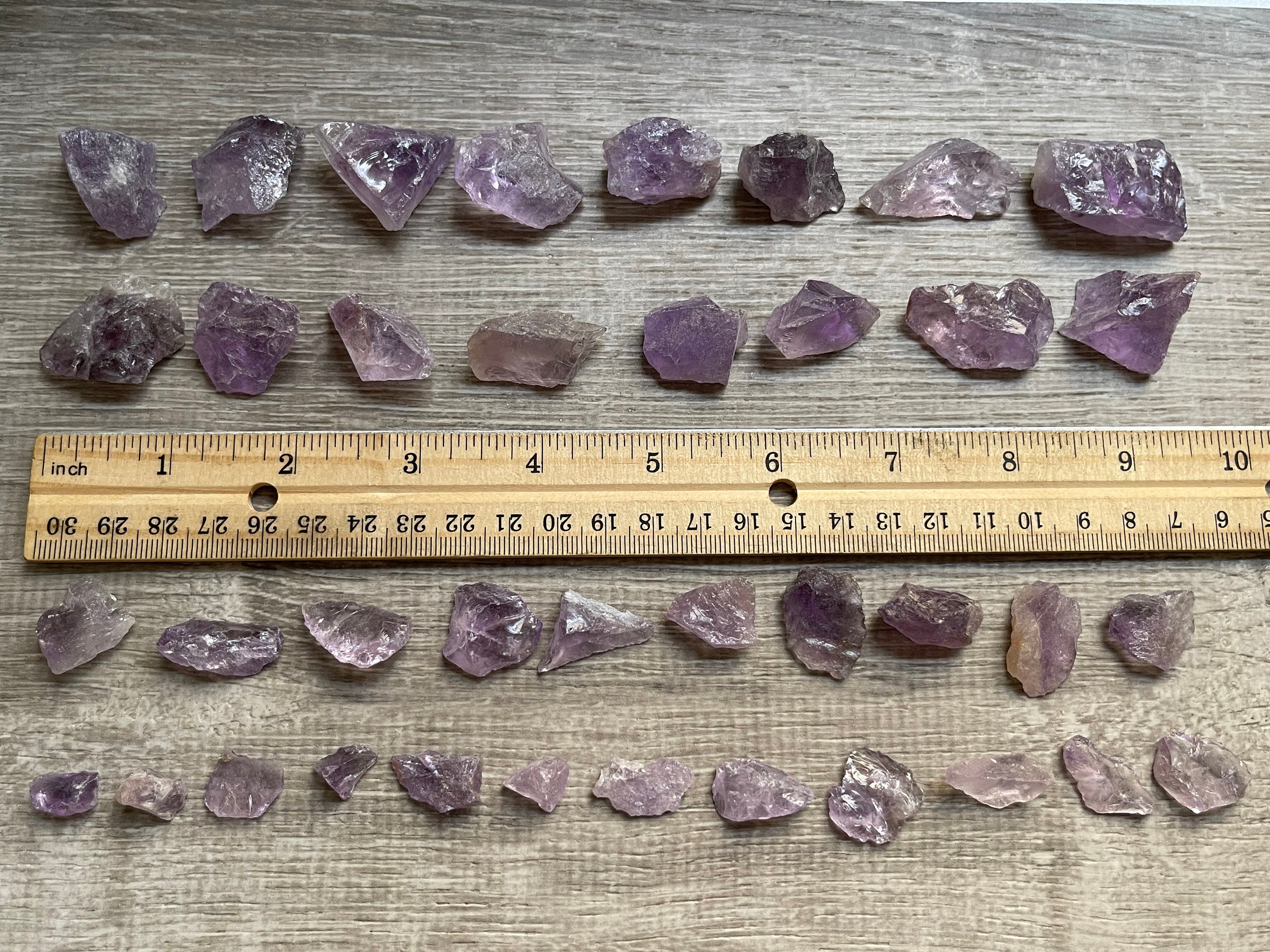 Small Amethyst Natural Raw Rough Gemstone Materials Craft Supplies ...