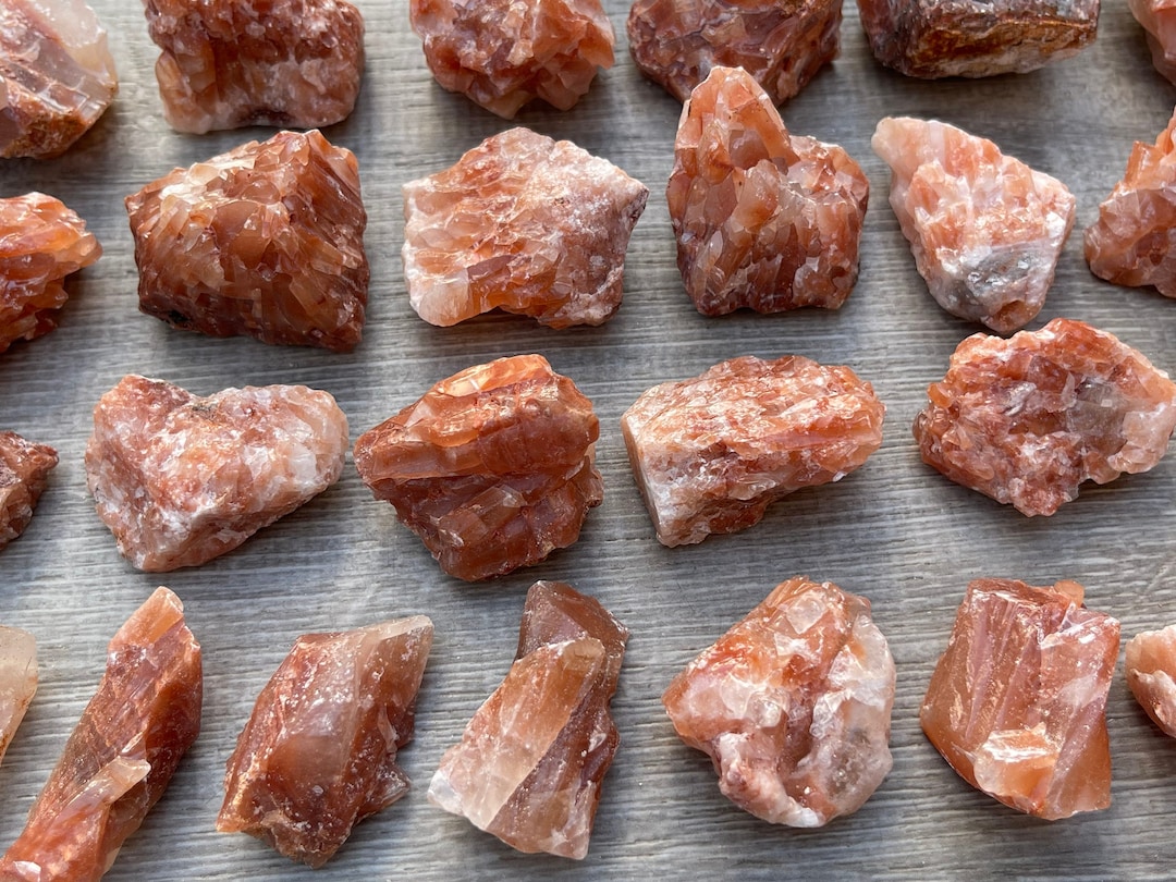 Grade A Red Calcite Rough Natural Stones, 1.5 2 Raw Calcite Red ...