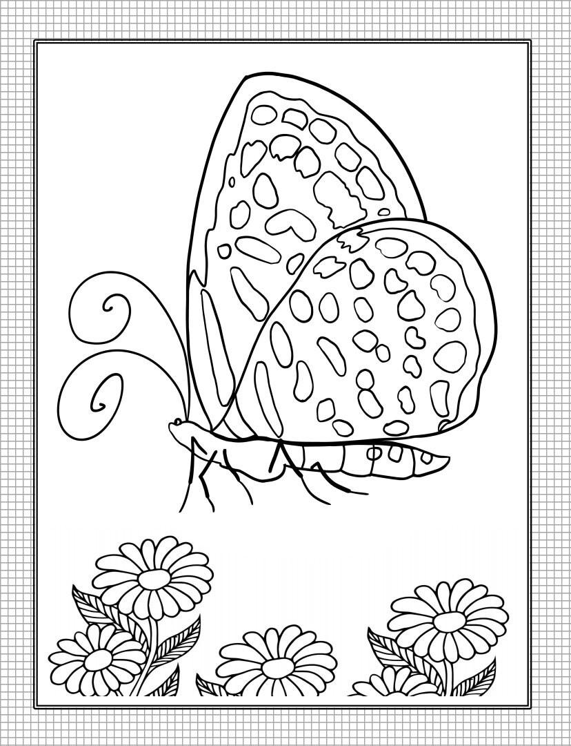Butterfly Coloring Pages 30 Pages Butterfly Coloring Sheet, Coloring ...