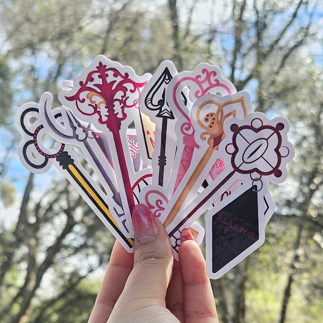 Hazbin Hotel Themed Keys 3 Pack (of Your Choosing) - Etsy