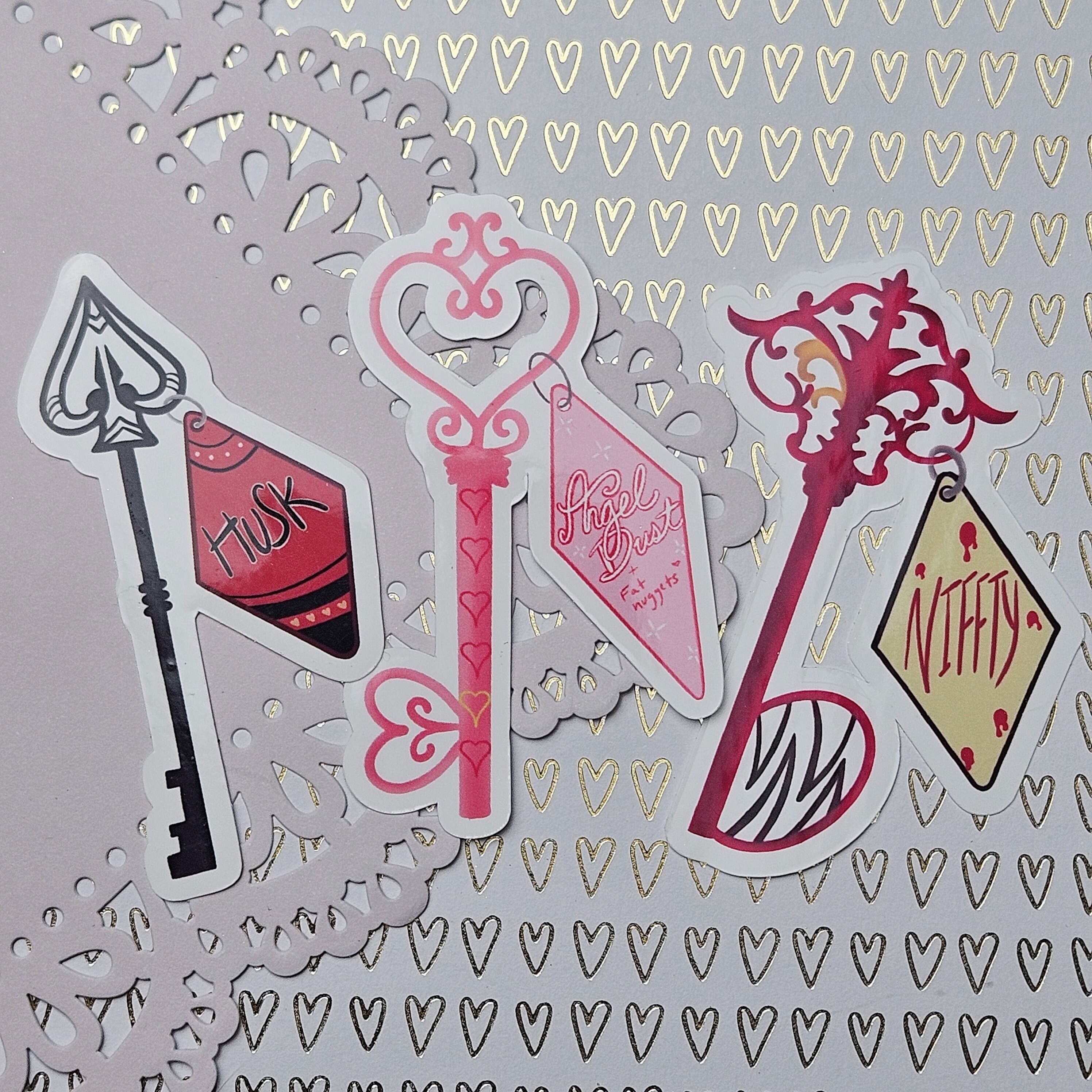 Hazbin Hotel Themed Keys 3 Pack of Your Choosing - Etsy