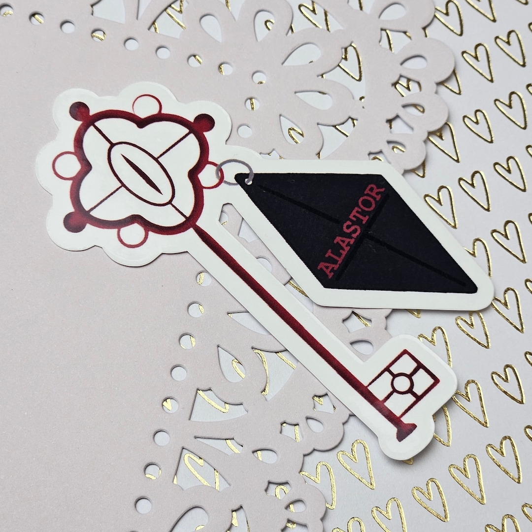 Alastor Key Sticker - Etsy