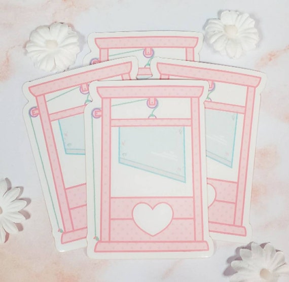 Cute Guillotine Sticker - Etsy