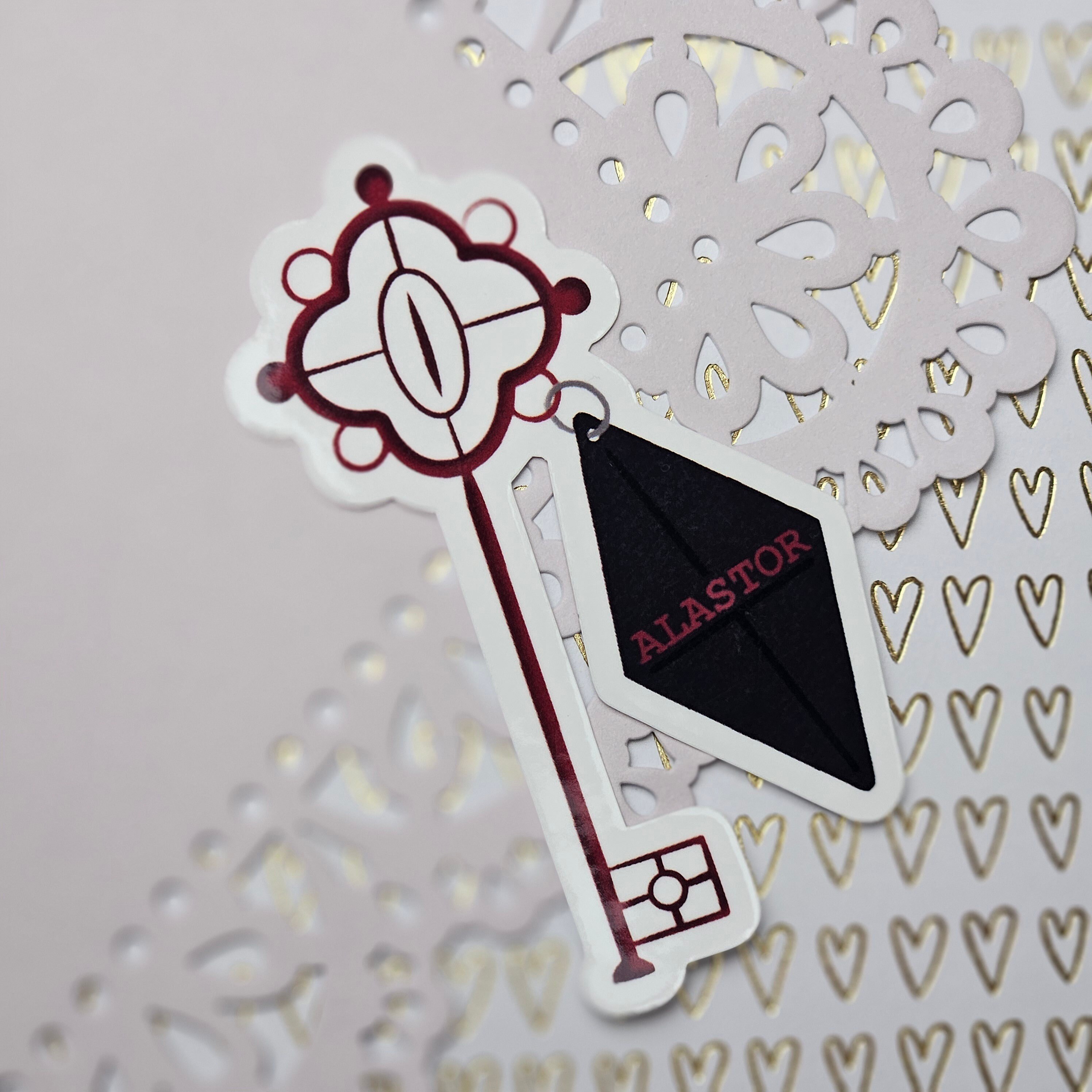 Alastor Key Sticker - Etsy