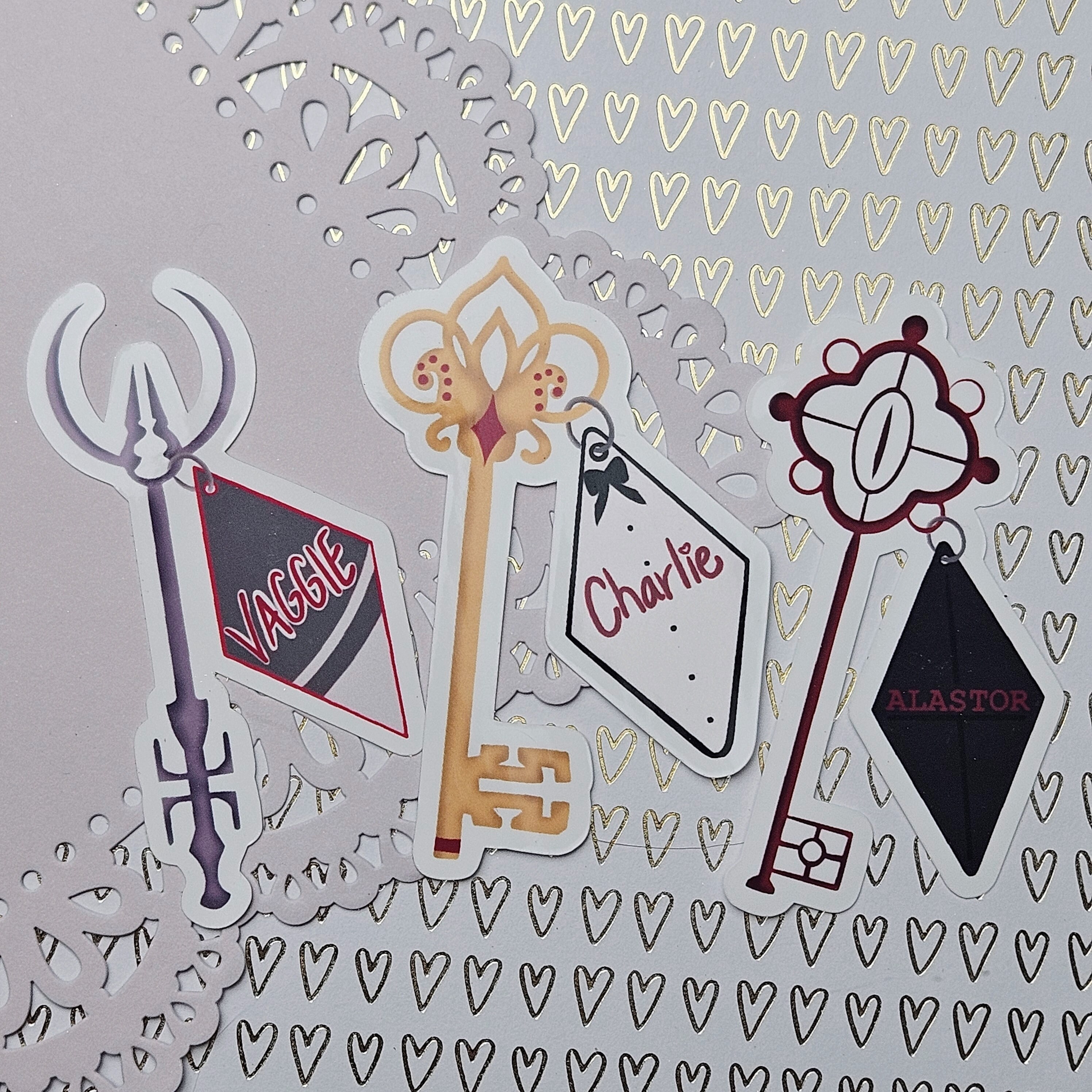 Hazbin Hotel Themed Keys 3 Pack of Your Choosing - Etsy