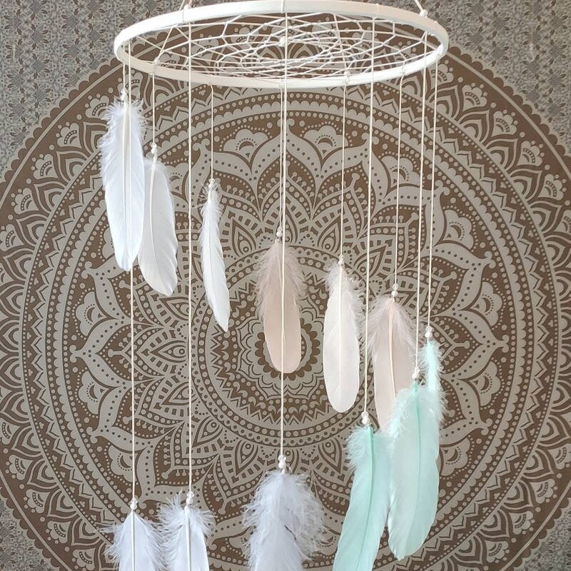Feather Mobile - Etsy