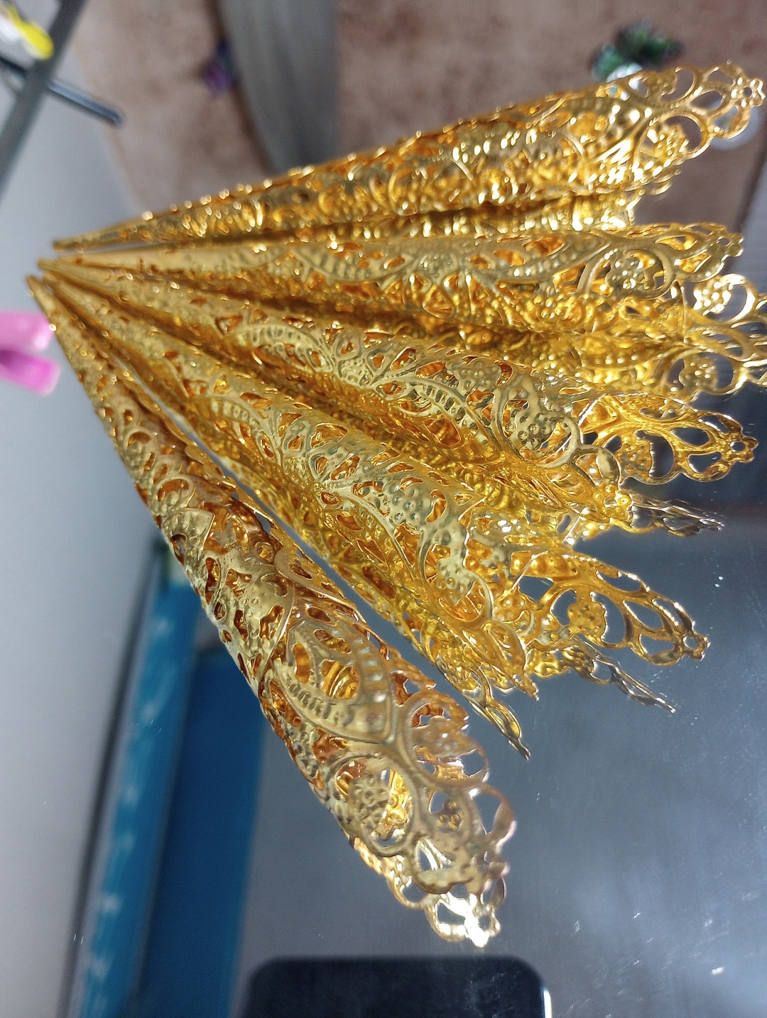 Gold Finger Claws, Dragon Claws, Finger Armour, Gold Fingertips ...