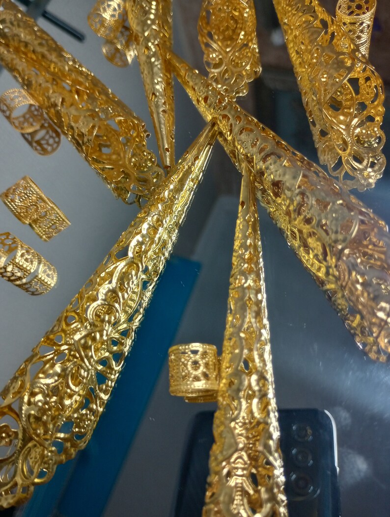 Gold Finger Claws, Dragon Claws, Finger Armour, Thai Fingertips ...