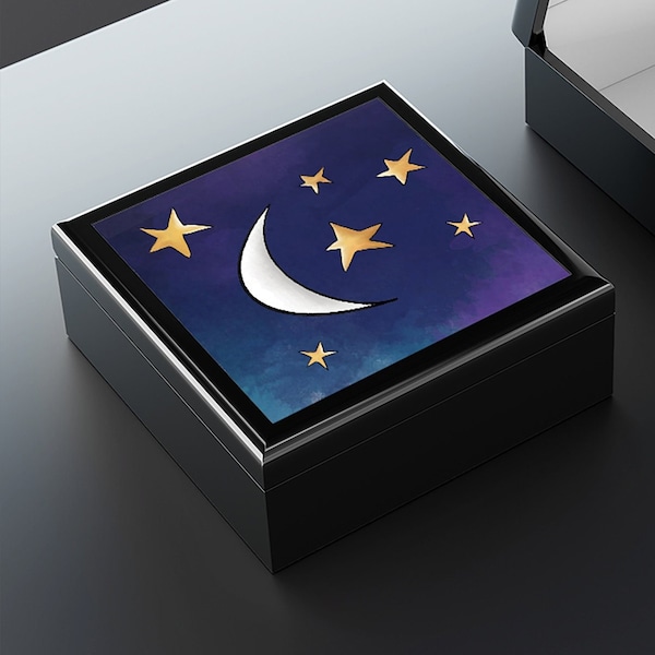 Moon Phases Jewelry Box - Etsy