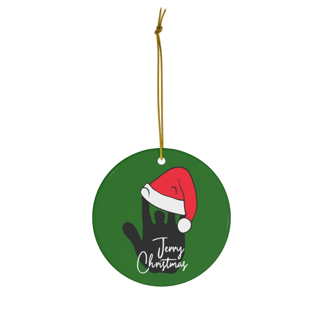 Deadhead Ornament , Jerry Garcia Ornament, Christmas Ornament, Jerry ...