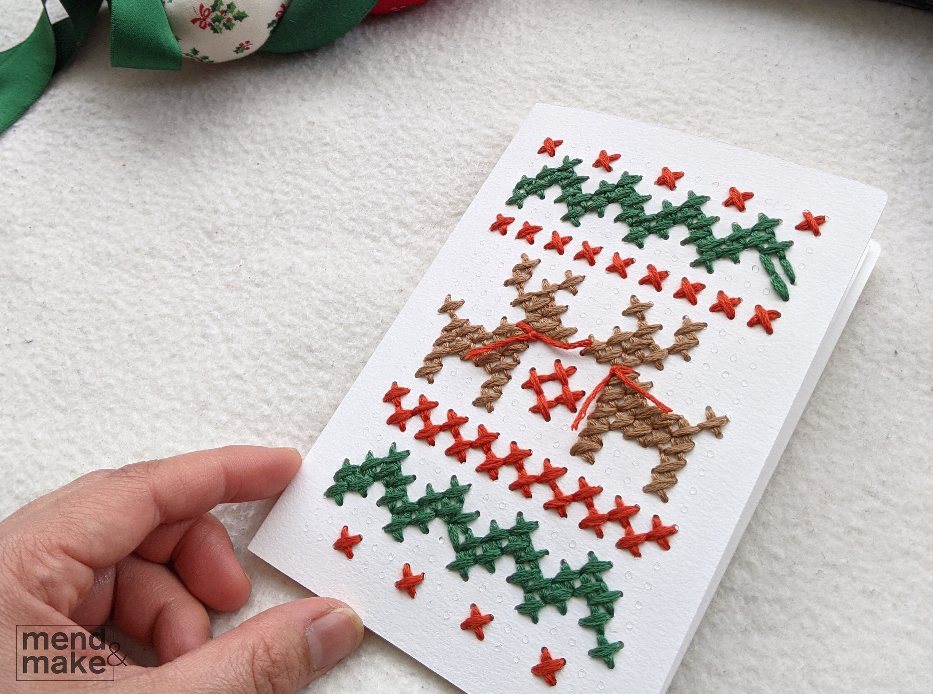 Stitch on Art Paper DIY Card Kit Greeting Cards Reusable - Etsy