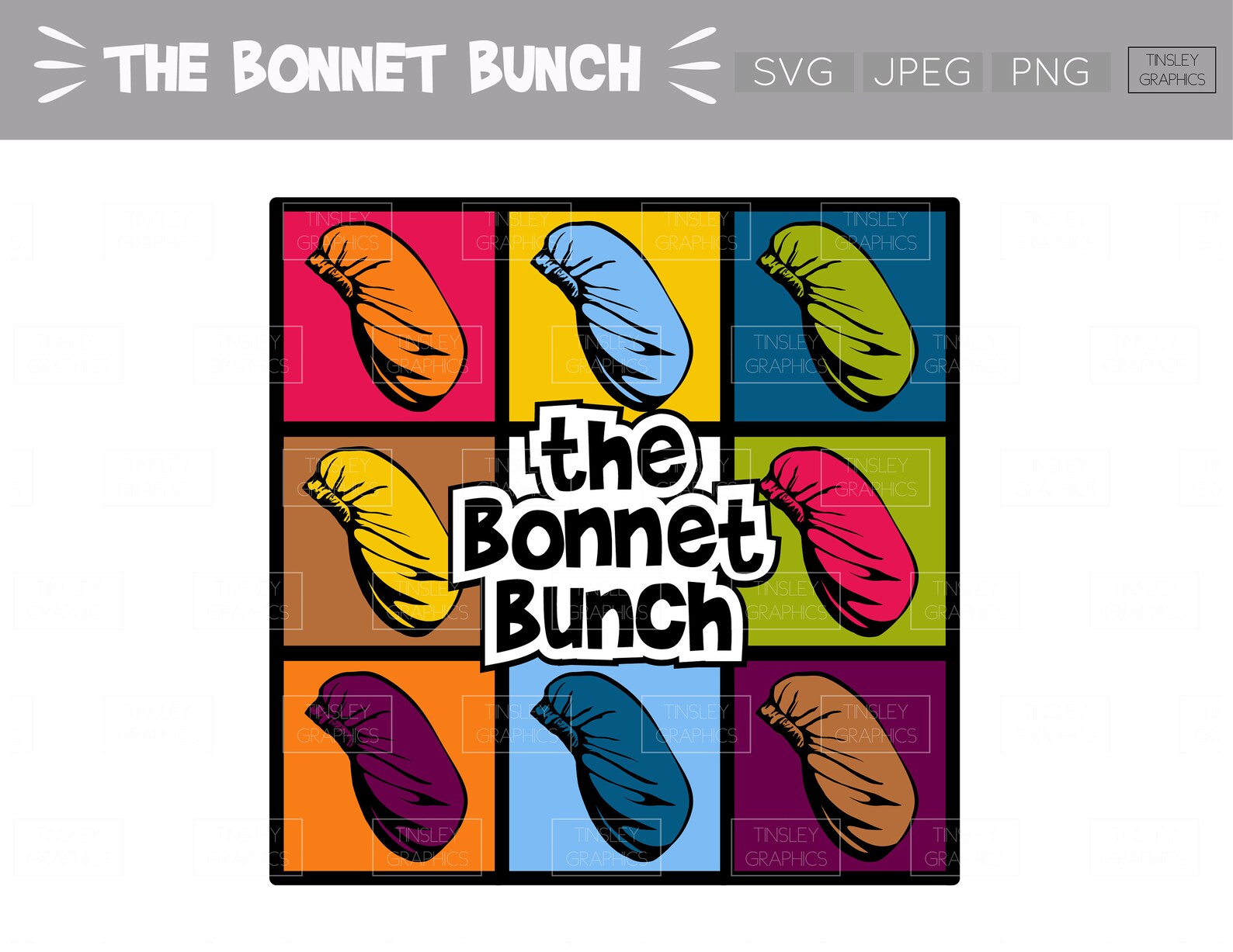 THE BONNET BUNCH // African American Svg Bonnet Svg Satin | Etsy