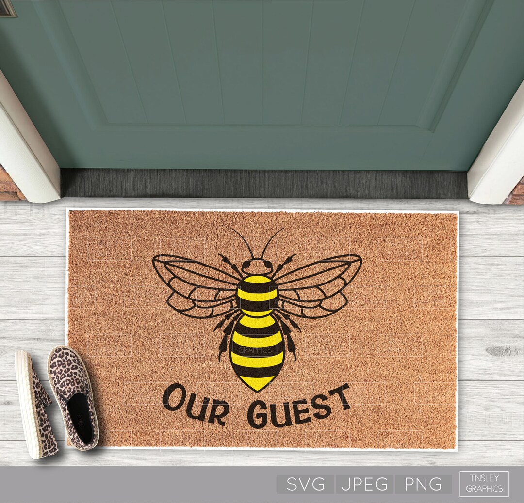 BEE 1 // Door Mat Svg Door Mat Design Bee Doormat Bee Decor - Etsy
