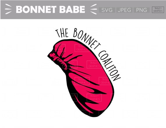 BONNET BABE // African American Svg Bonnet Svg Satin Bonnet | Etsy