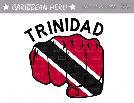 CARIBBEAN TRINIDAD PRIDE // Caribbean Svg West Indies Svg - Etsy