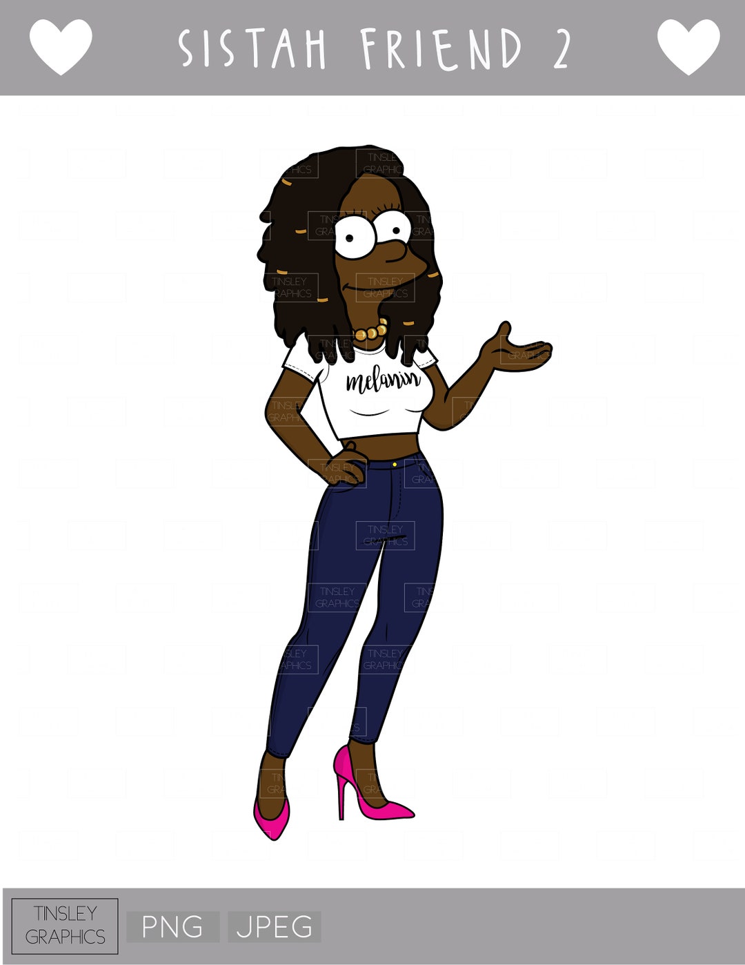 MY SISTAH FRIEND 2 // African American Png Natural Hair Png - Etsy UK