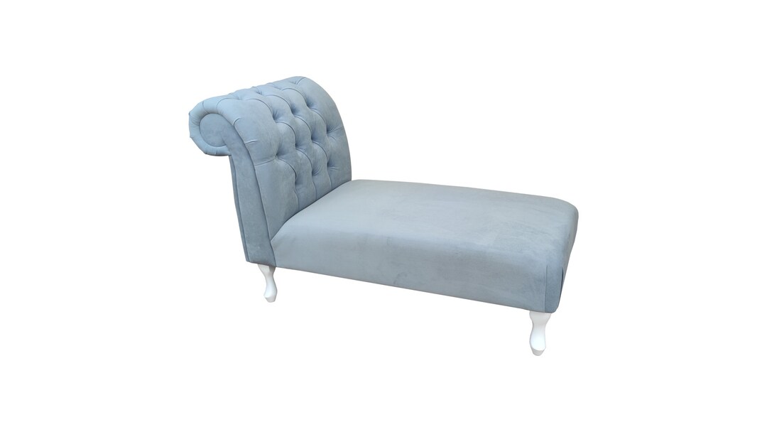 Backless Chesterfield Chaise Longue Sofa Stylish Custom Made - Etsy
