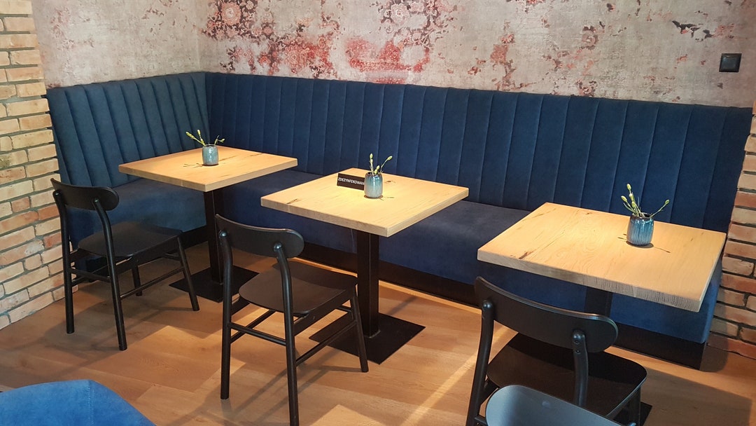 Banquette Custom-made Bench Booth Seating - Cafe, Kitchen, Bar Kitchen ...