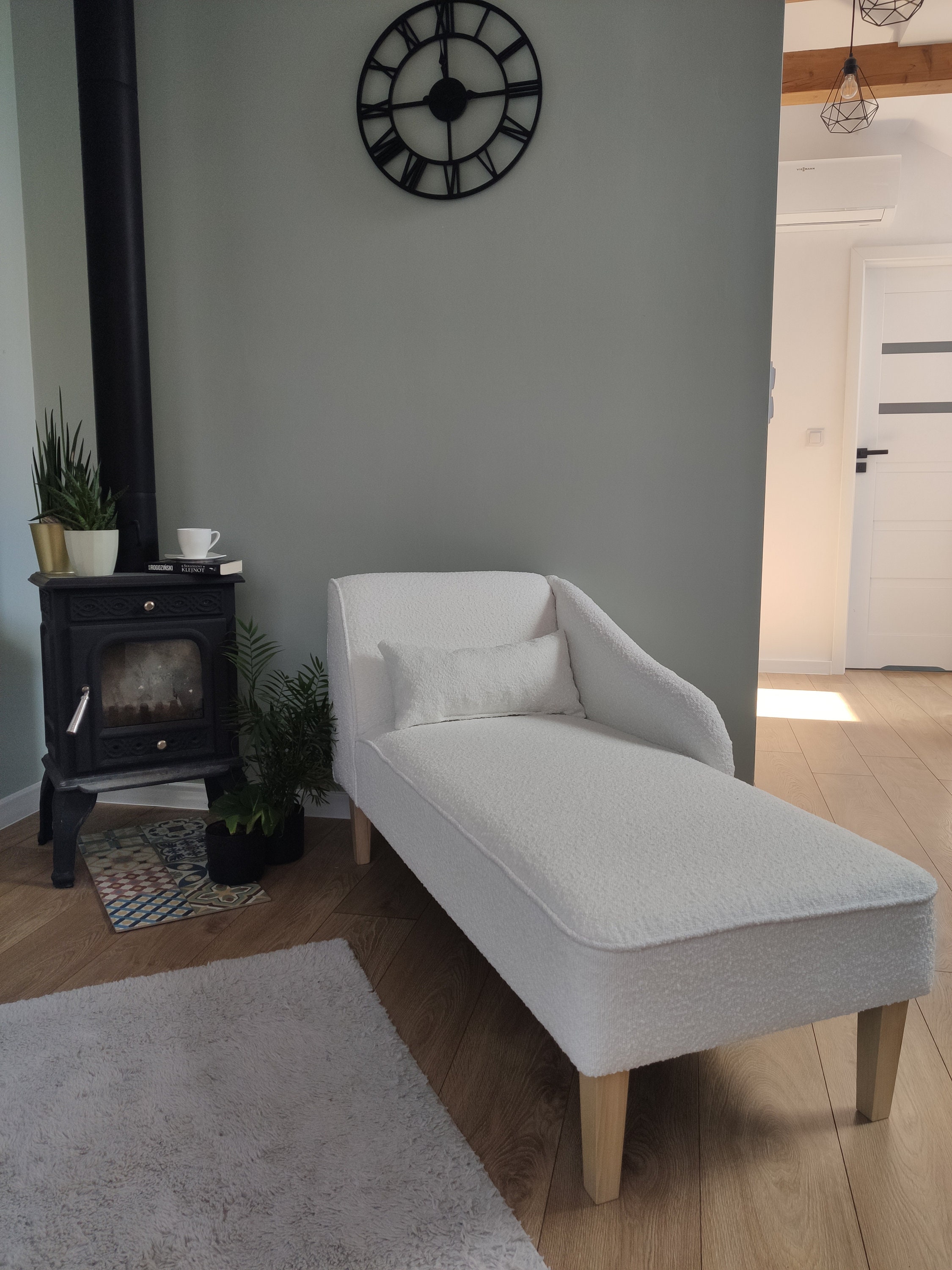 Chaise Longue Modern Custom Made Sofa Recamiere Divan Boucle - Etsy UK