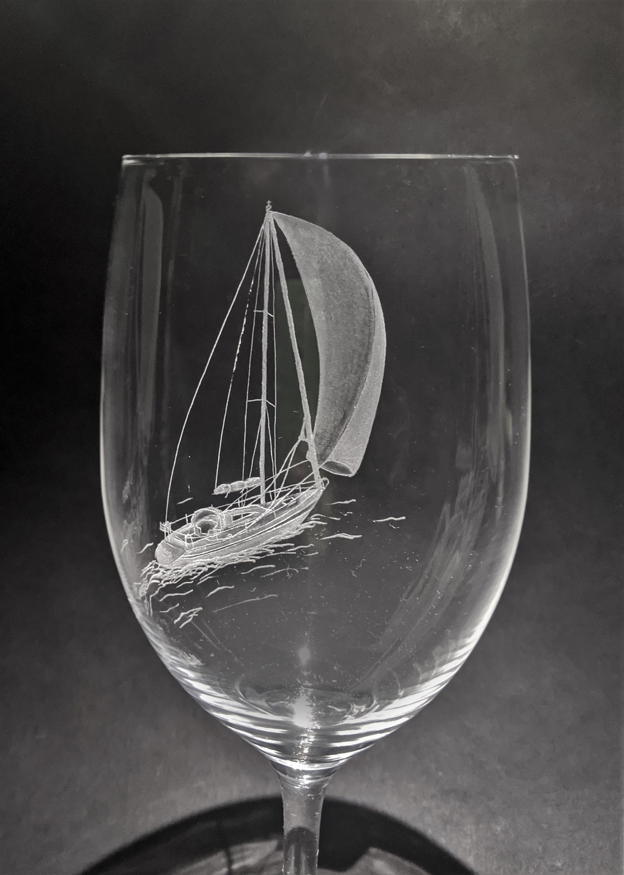 Sailing Gifts Yacht Glass Engraved Glass Sailing Gifts - Etsy