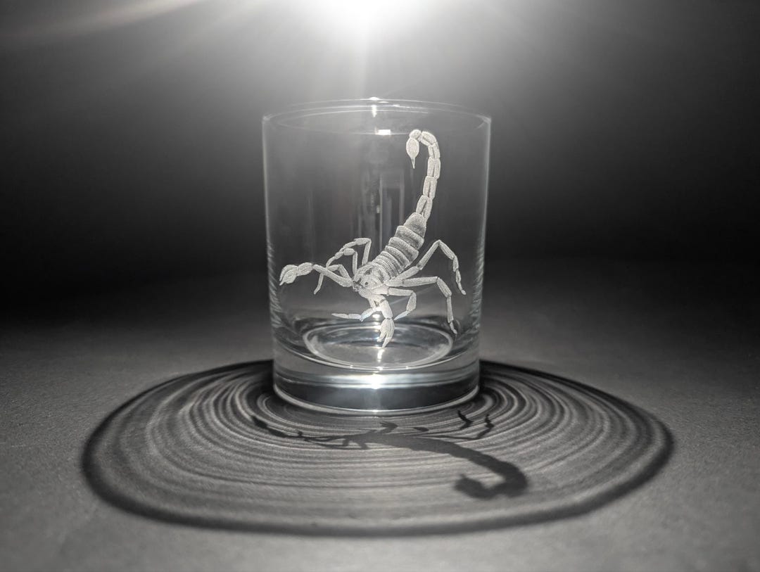 Scorpion Gifts - Customised Whisky Glass - Scorpions - Scorpion Gift ...