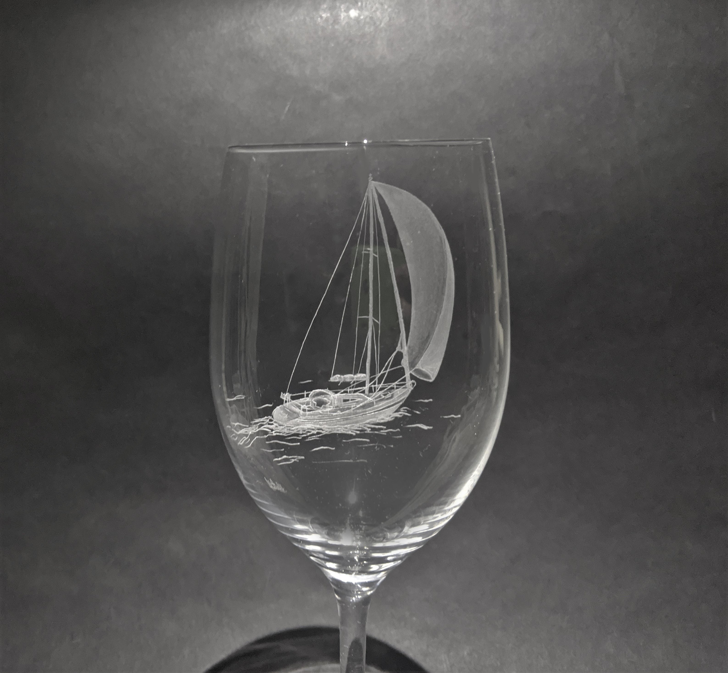 Sailing Gifts Yacht Glass Engraved Glass Sailing Gifts - Etsy