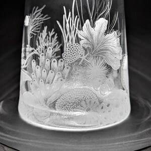 Coral Vase Coral Reef Hand Engraved LSA Vase Beautiful - Etsy