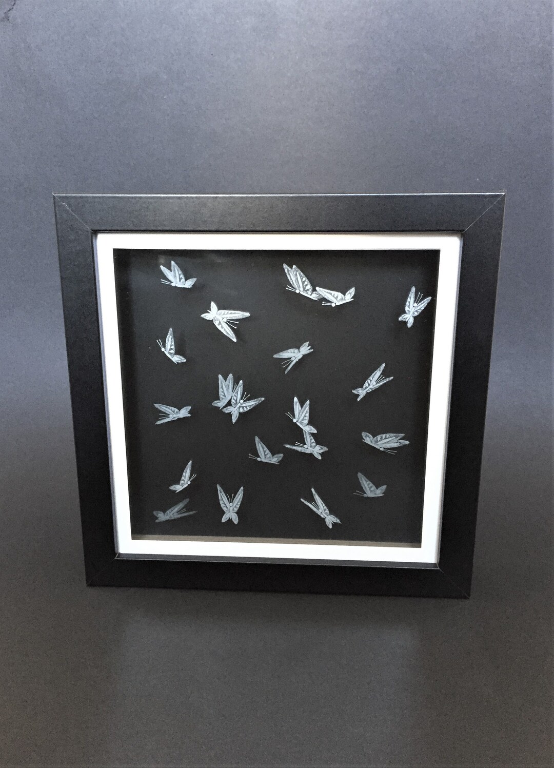 Butterfly Engraving - Hand Engraved Glass Frame - Butterfly Gift ...