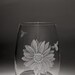 Sunflower Engraving - Dartington Crystal Vase - Hand Engraved Glass Art ...