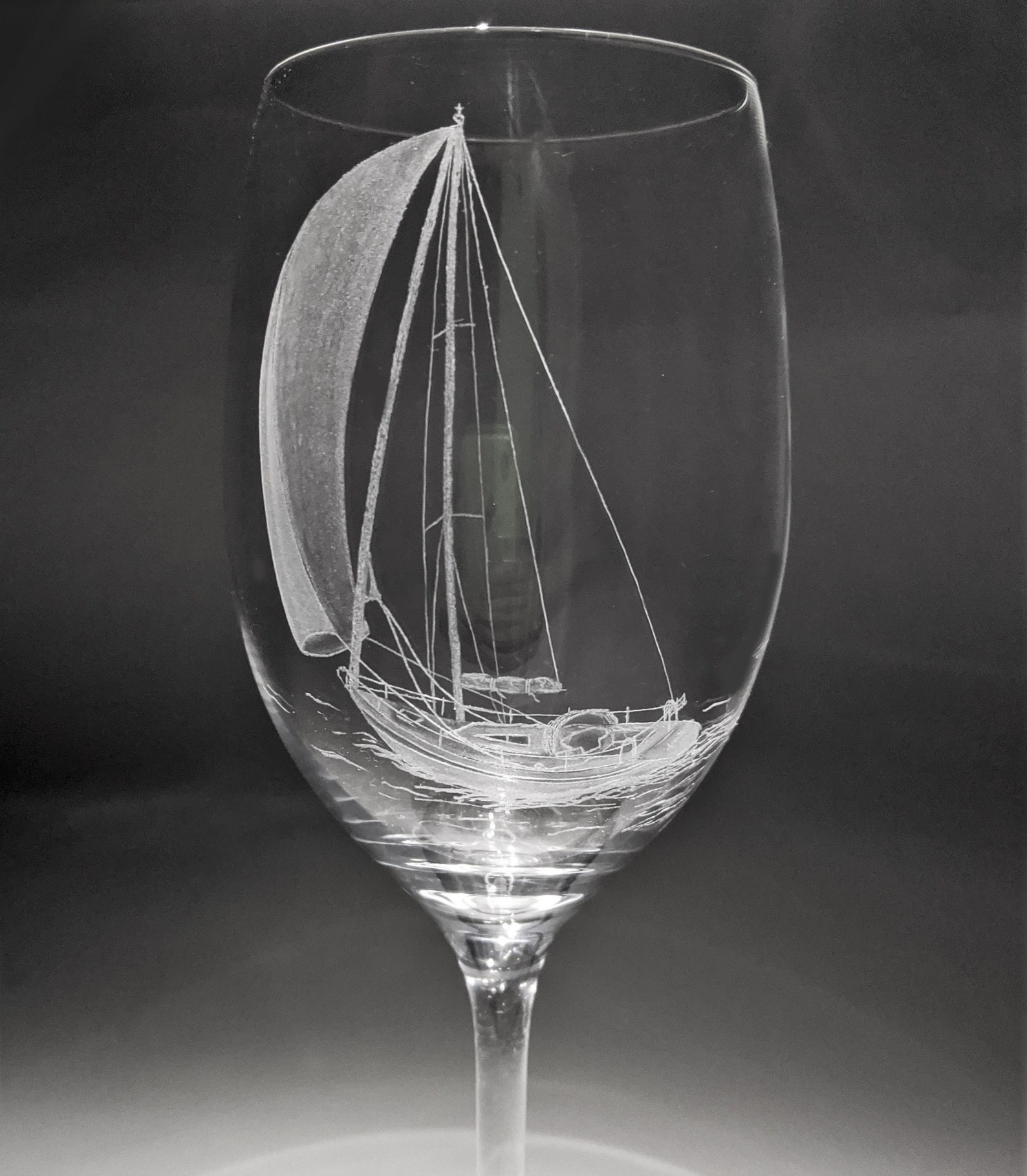 Sailing Gifts Yacht Glass Engraved Glass Sailing Gifts - Etsy