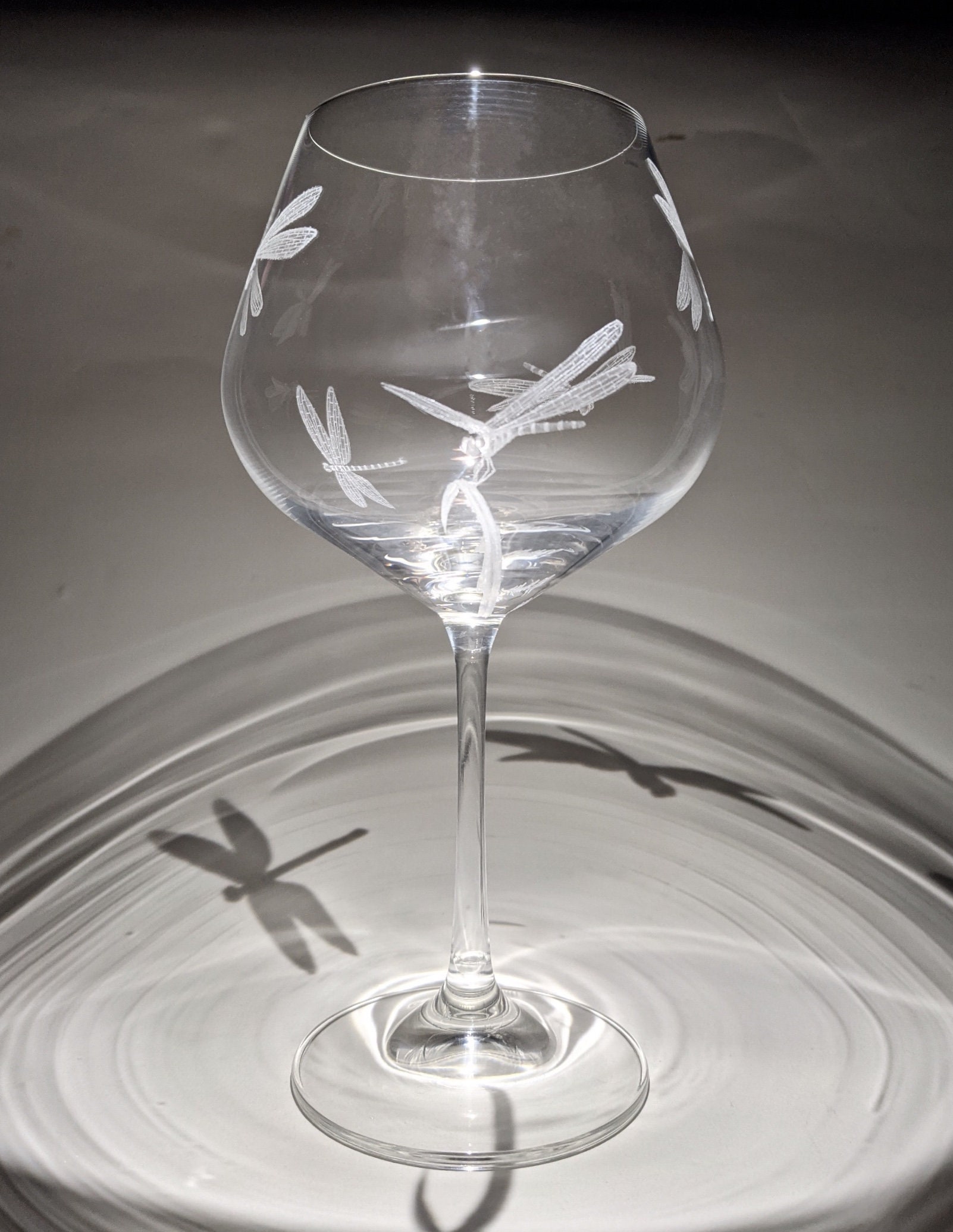 Dragonfly Gin Glass - Dragonfly Glass - Dragonflies - Dragonfly Gift ...