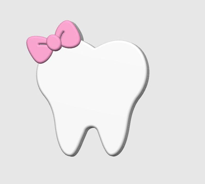 Bow Tooth 3D Print File Bundle – Dental Office Decor (STL/3MF Digital ...