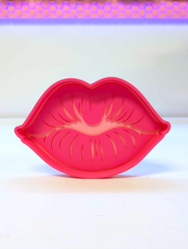Lips Trinket Dish 3D Print File – Desk Organization (digital Download ...
