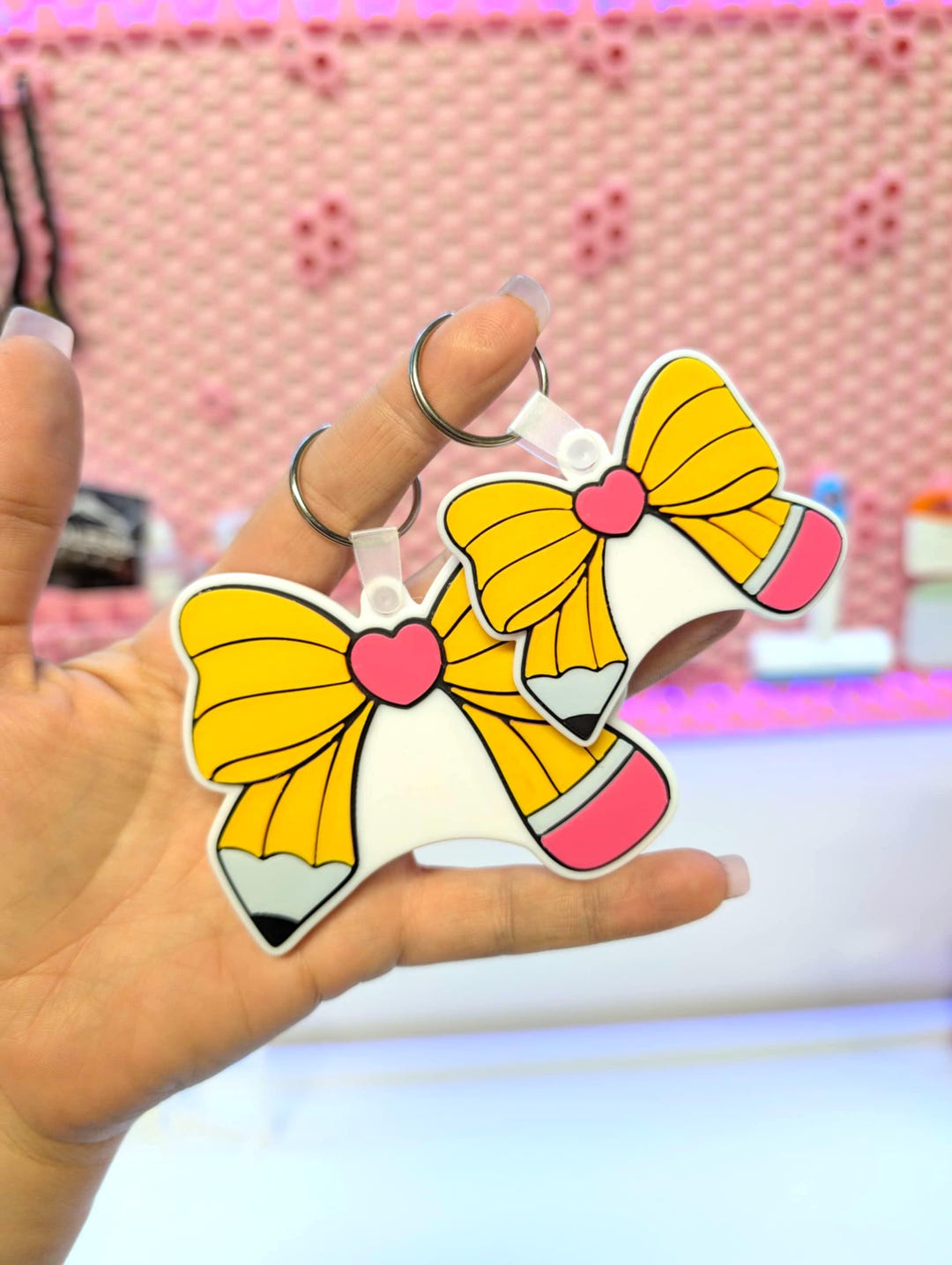 Pencil Bow NFC Keychain STL & 3MF – 3D Print File (digital Download) - Etsy