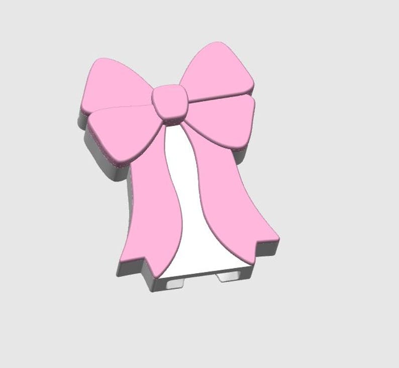 Coquette Bow Can Opener Keychain 3D Print File (STL + 3MF Digital ...