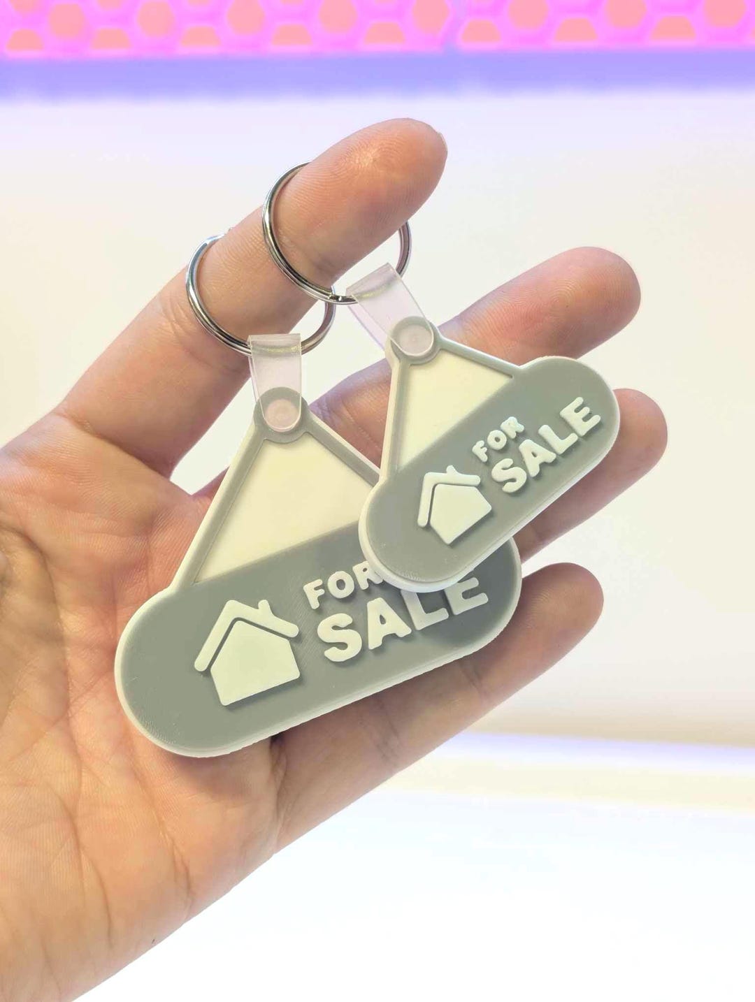 Realtor NFC Keychain - 3D Print File (STL/3MF) - Etsy