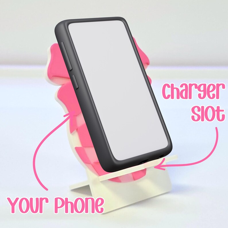 Disco Bow Phone Holder 3D Print File: Fun Desk Decor (STL/3MF Digital ...