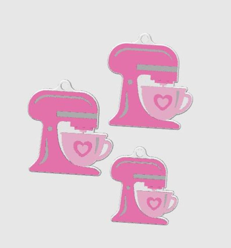 Mixer Theme NFC Keychain STL/3MF Digital File Download - Etsy