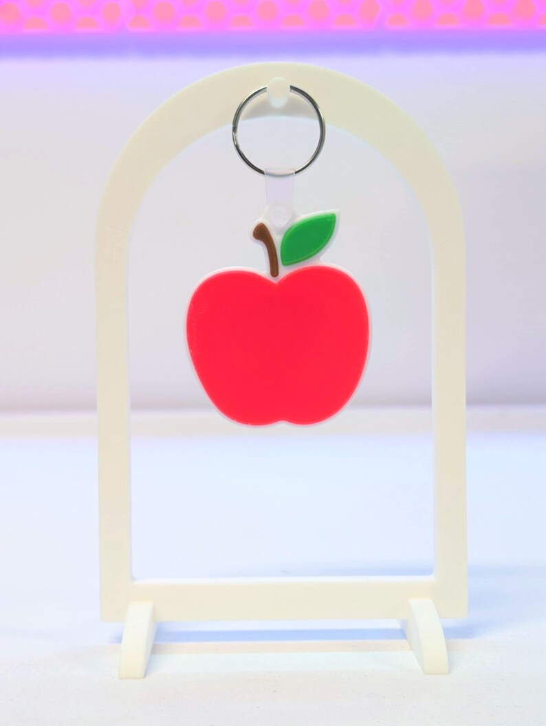 Apple NFC Keychain STL/3MF – 3D Printable Teacher Gift (digital ...