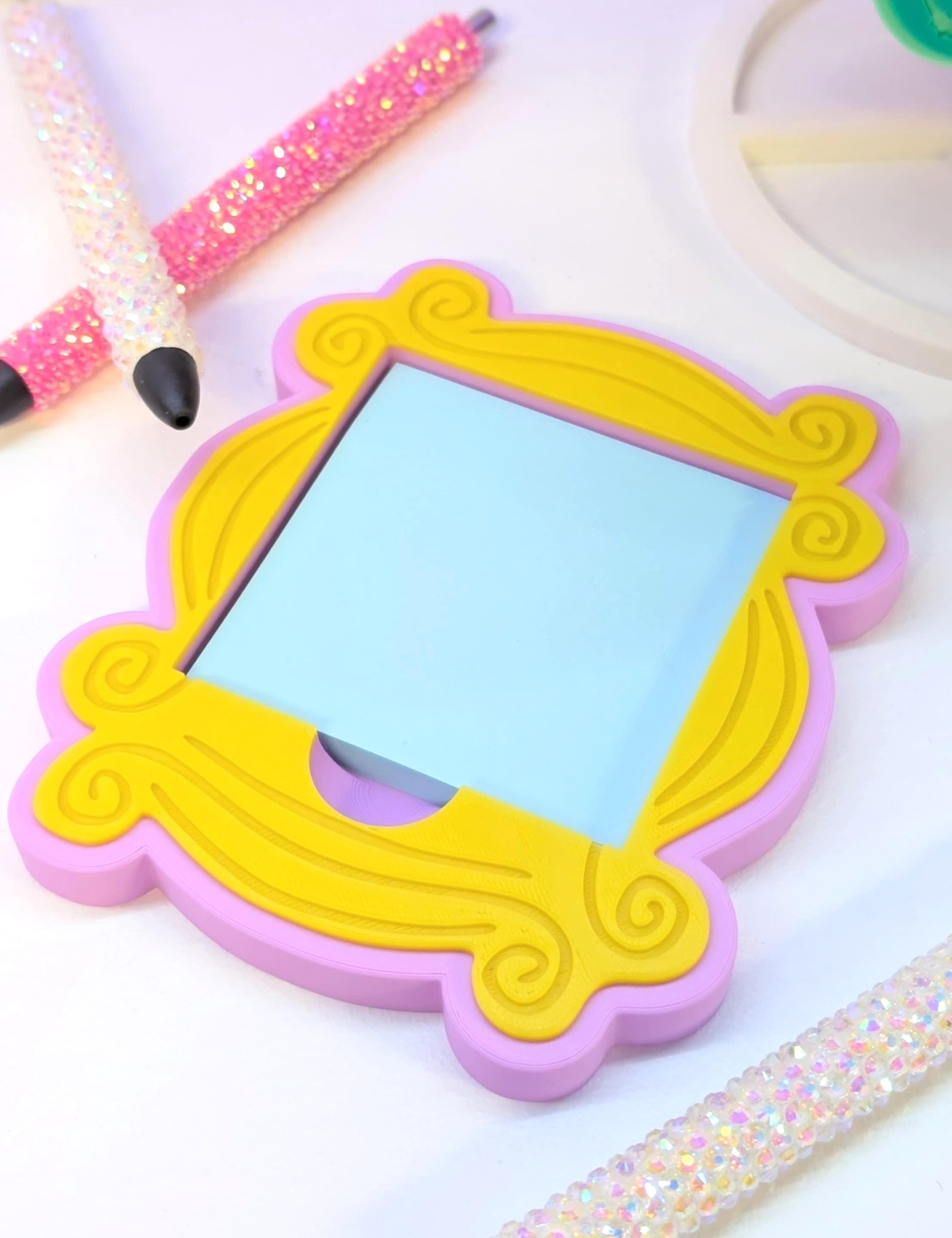 Vintage Frame Sticky Note Holder: 3D Print File (STL 3MF Digital ...