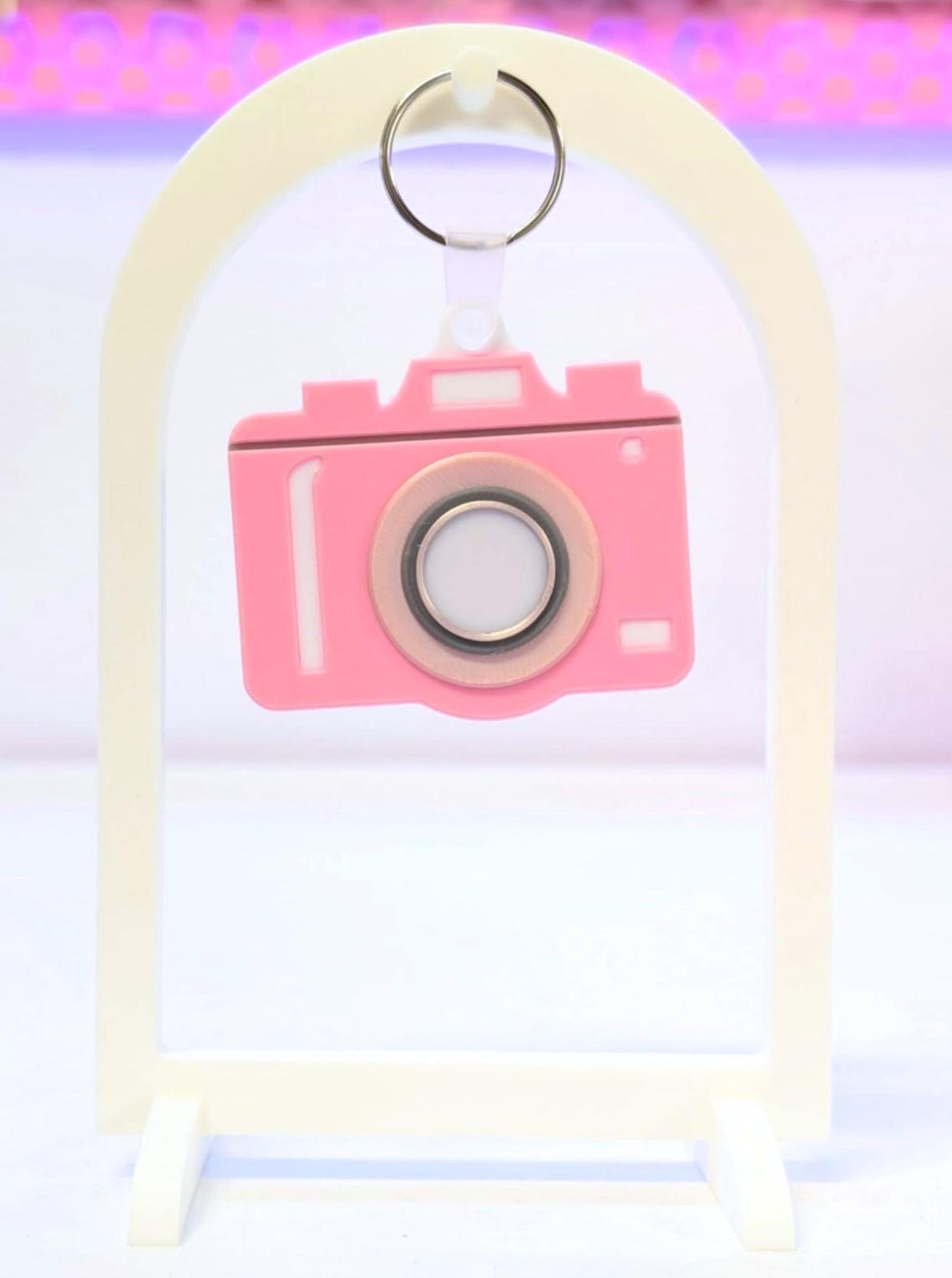 3D Printed Camera NFC Keychain: Multicolor NFC Tag Holder (STL + 3MF ...