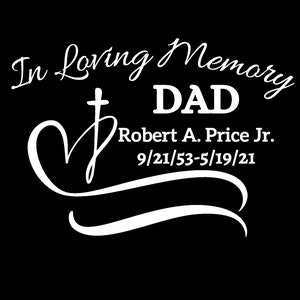 In Loving Memory Car Decal - Etsy