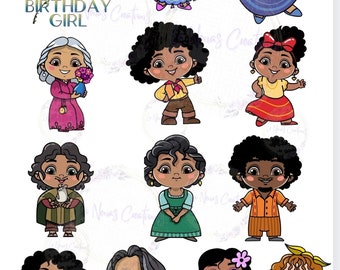 Chibi Encanto Clipart - Etsy UK