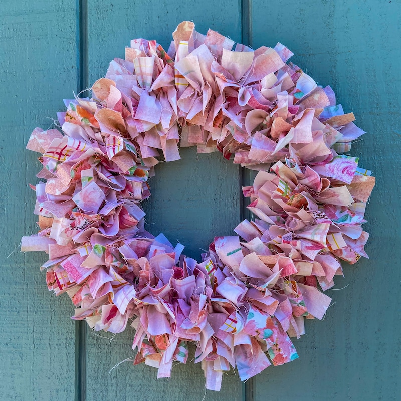 Fabric Wreath - Etsy