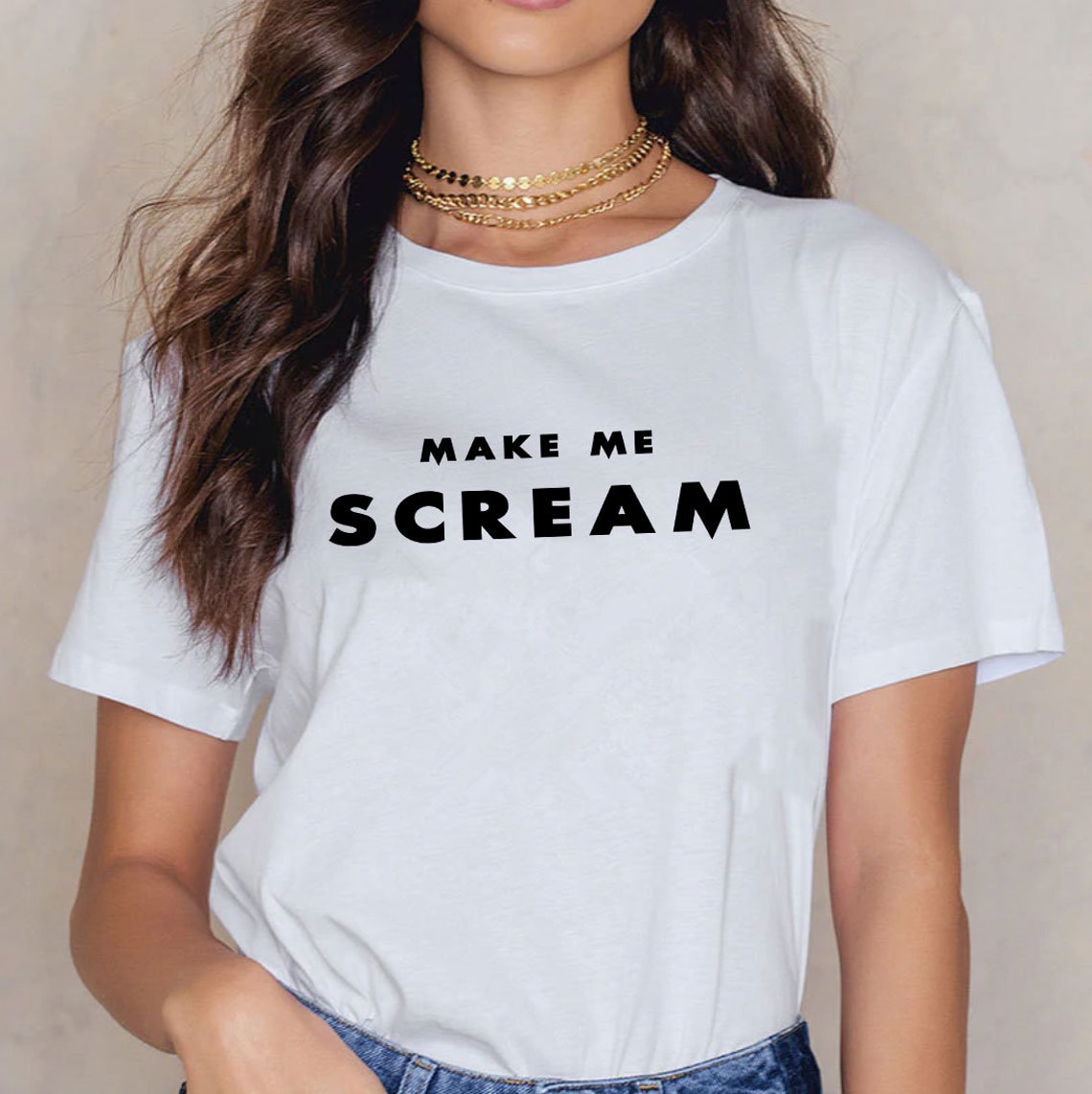 Make Me Scream T shirt / Horror / Retro / 90s / Unisex / | Etsy