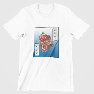 Japanese Snake Tattoo T-shirt: Irezumi Wabori Art - Etsy