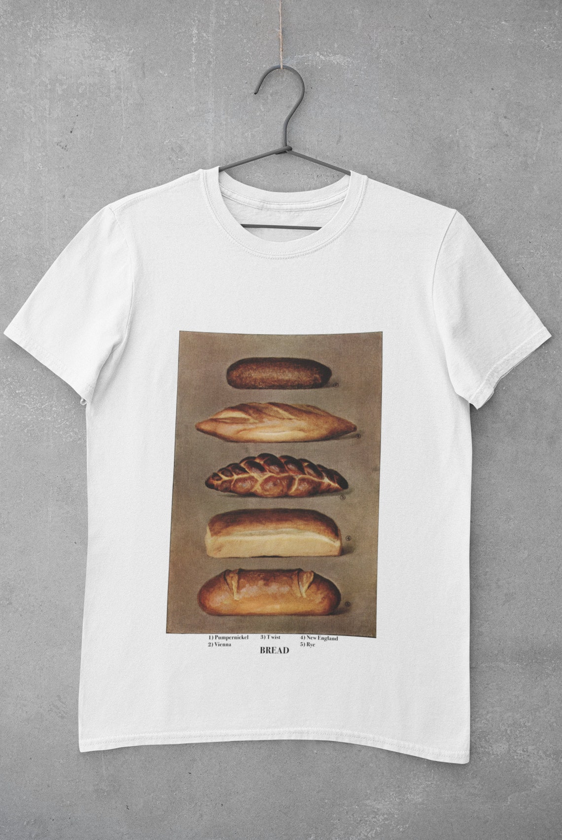 A Vintage Baked Bread Loaves T Shirt the Grocer's - Etsy