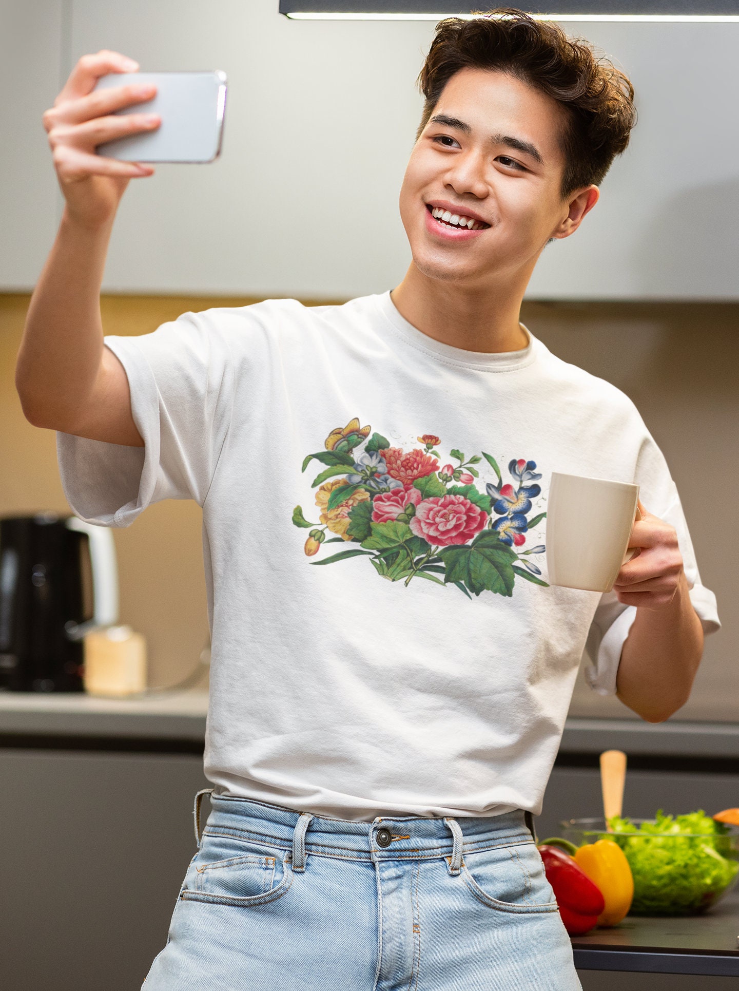 Flowers T Shirt Sunflower Marigold Tulip T Shirt - Etsy UK